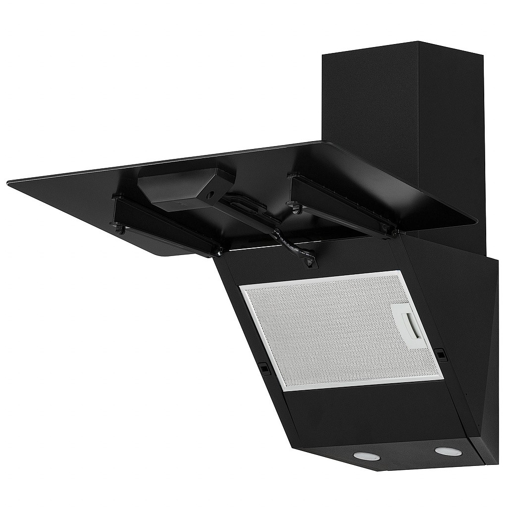 Наклонная вытяжка KRONA POLLY 600 BLACK PB⚡ — купить с доставкой по ...