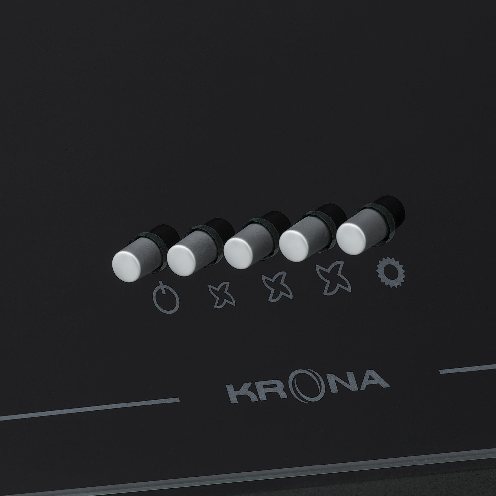 Наклонная вытяжка KRONA JINA 600 BLACK PB⚡ — купить с доставкой по ...
