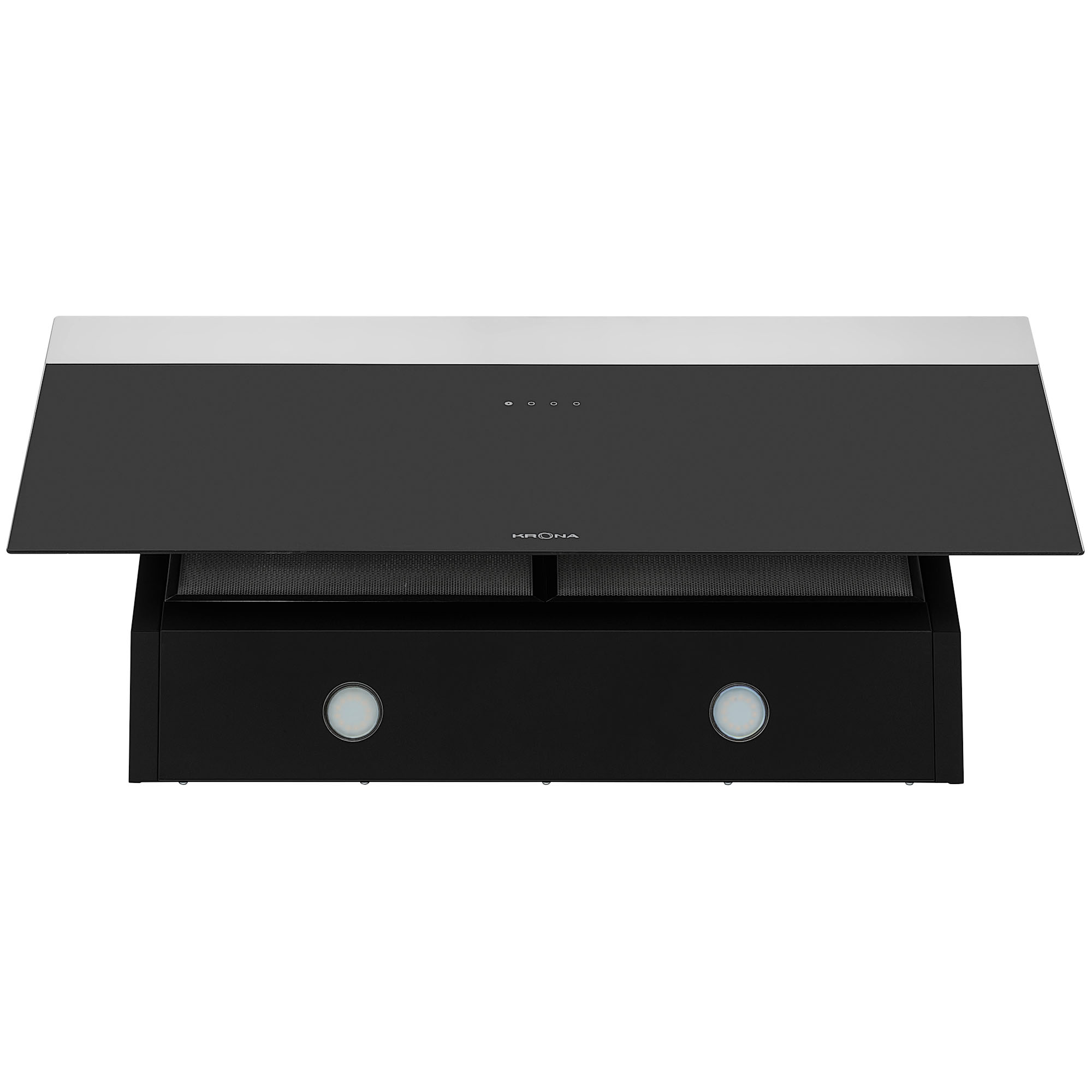 Наклонная вытяжка KRONA Kristen 900 black/inox S⚡ — купить с доставкой ...
