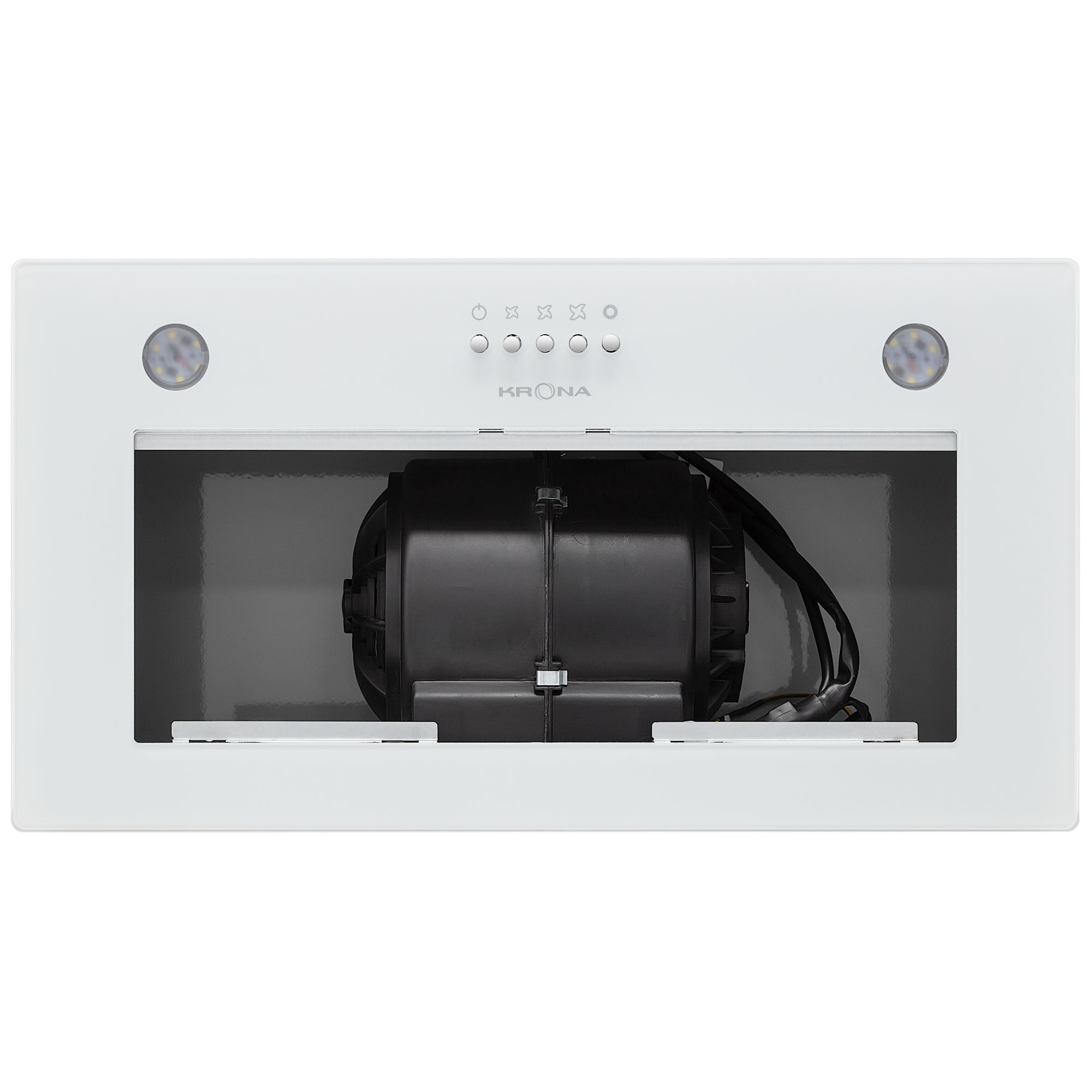 Полновстраиваемая вытяжка KRONA ARVEN 500 WHITE PB V2⚡ — купить с ...