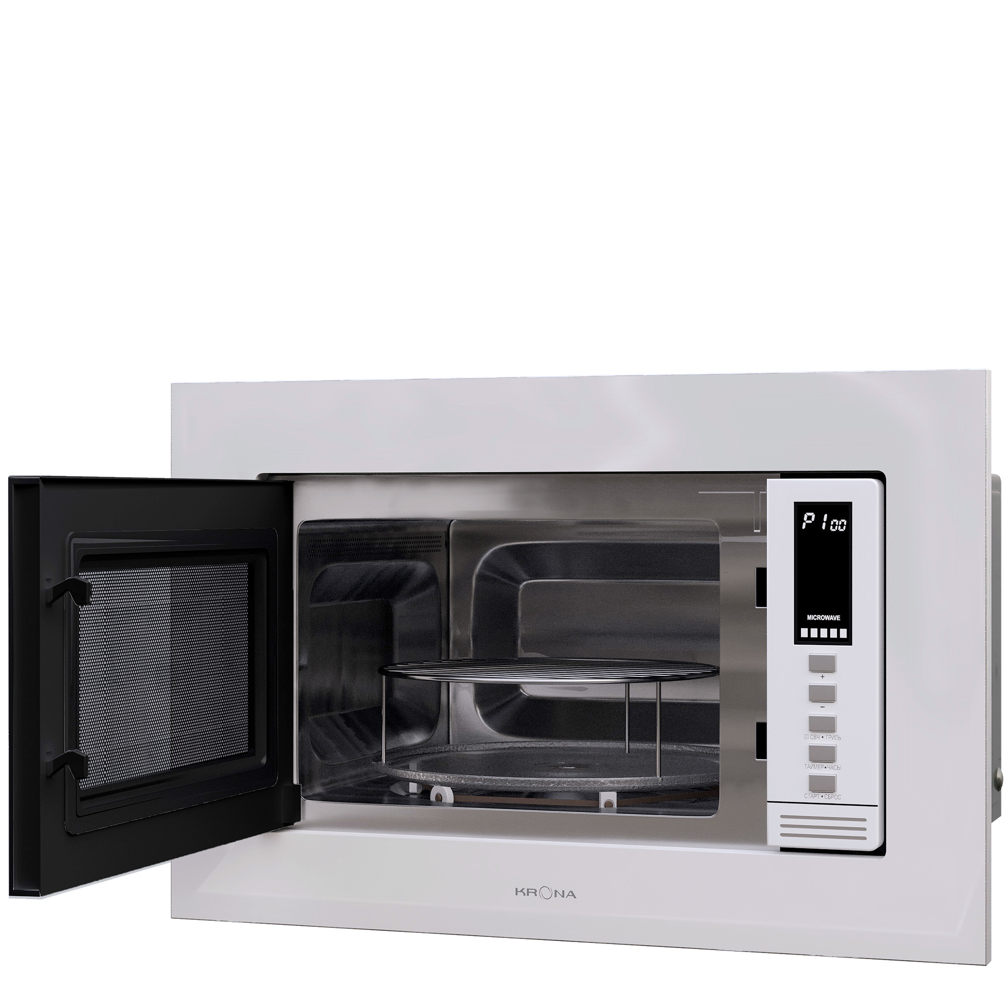 Встраиваемая микроволновая печь KRONA LAUNE 60 WH DOTS K - купить с ...