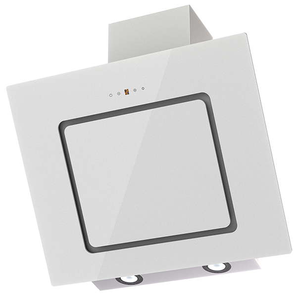 Наклонная вытяжка KRONA KIRSA 600 white/white glass sensor⚡ — купить с ...