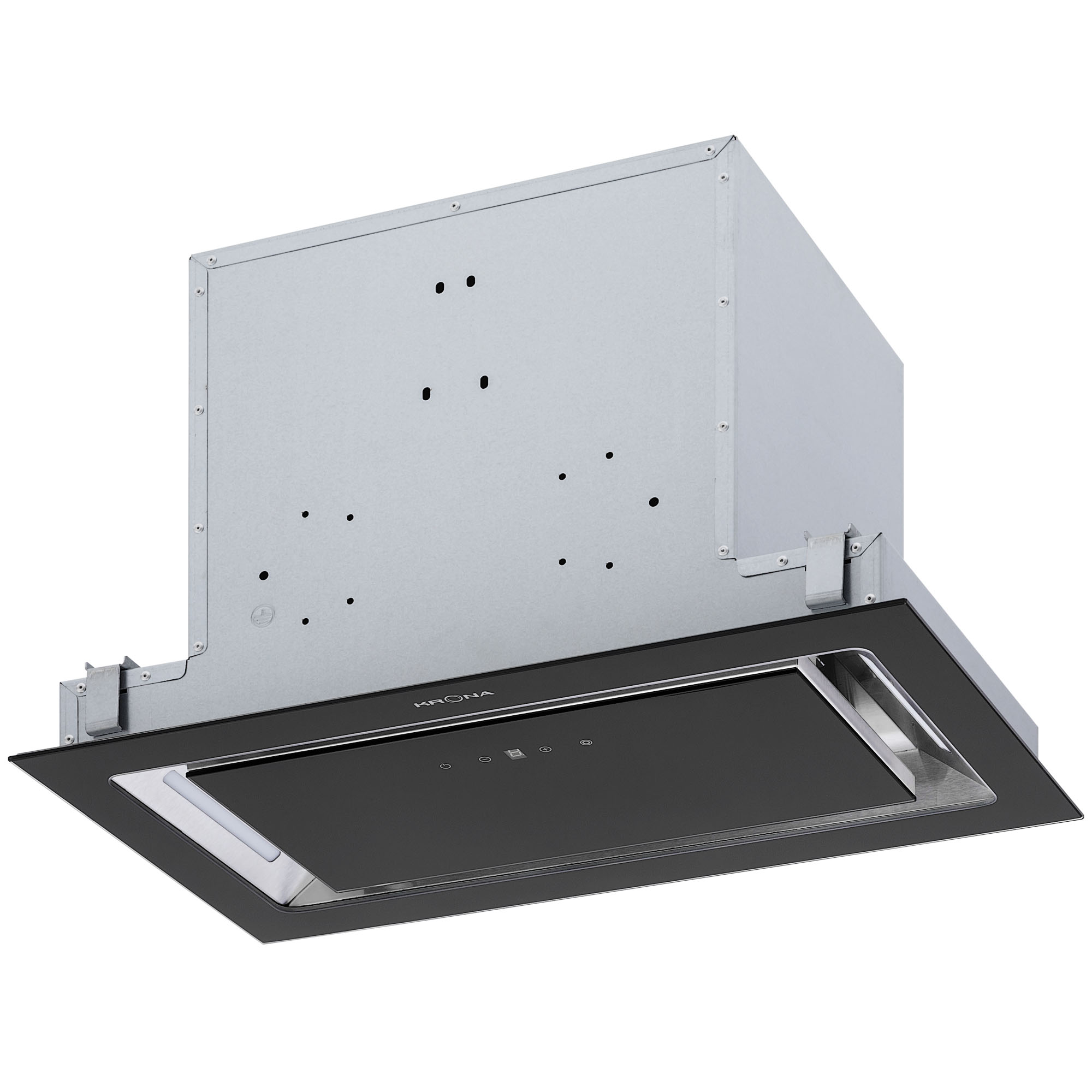 Полновстраиваемая вытяжка KRONA SELINA 600 GLASS BLACK S⚡ — купить с ...