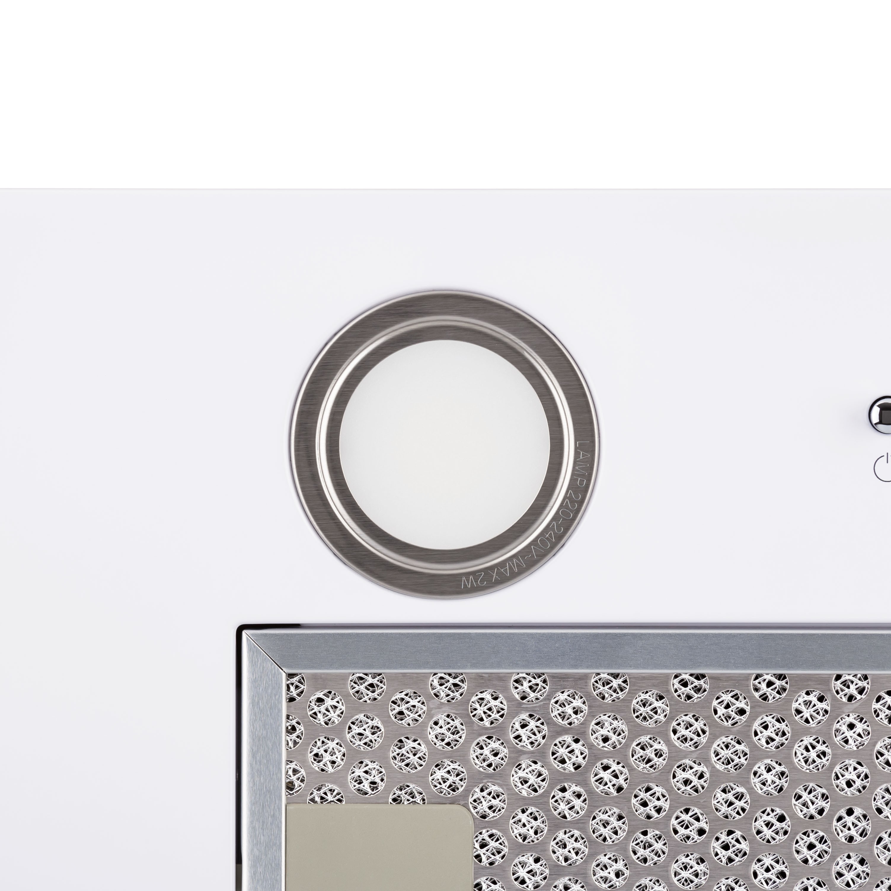 Полновстраиваемая вытяжка KRONA SELINA 600 white PB⚡ — купить с ...