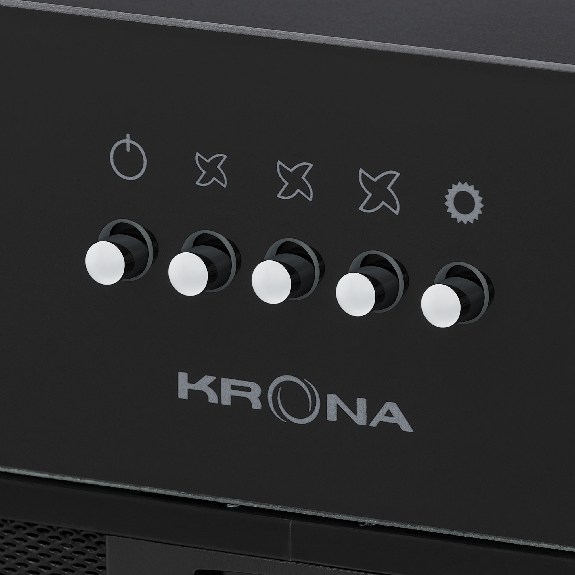 Полновстраиваемая вытяжка KRONA WERMUT 500 DN BLACK PB BF⚡ — купить с ...