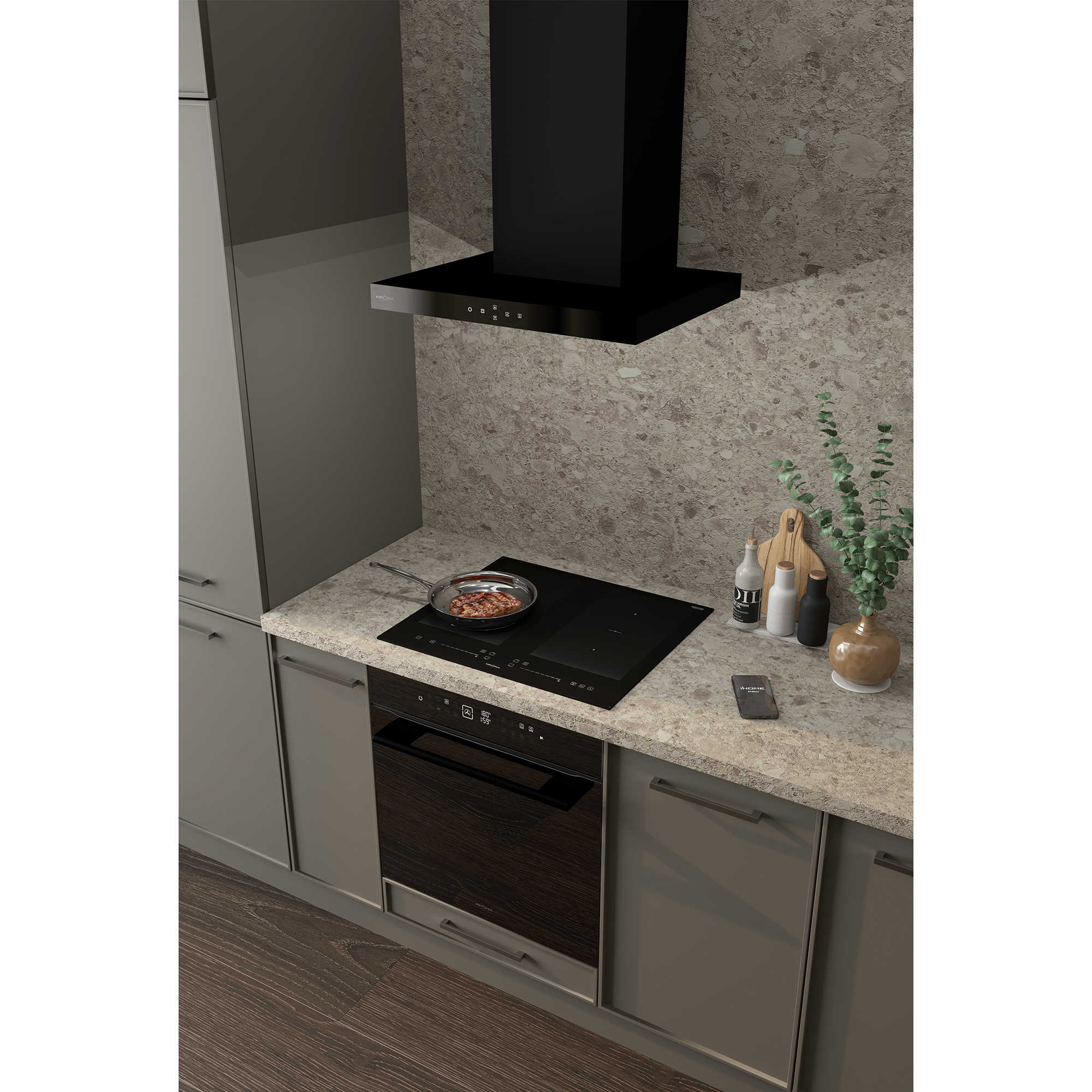 Электрический духовой шкаф KRONA ONYX 60H BL/BL⚡ — купить с доставкой ...