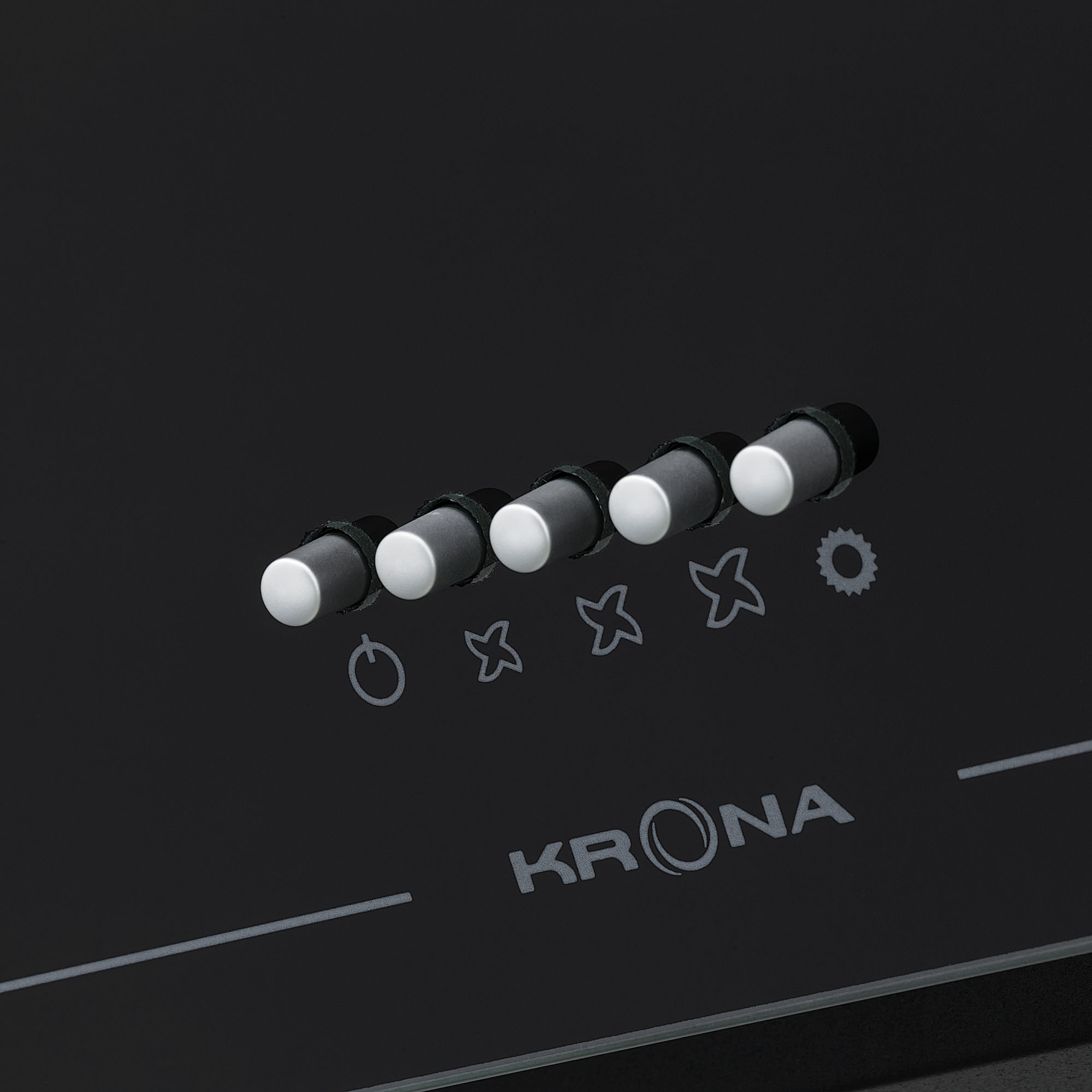Наклонная вытяжка KRONA JINA 500 BLACK PB⚡ — купить с доставкой по ...